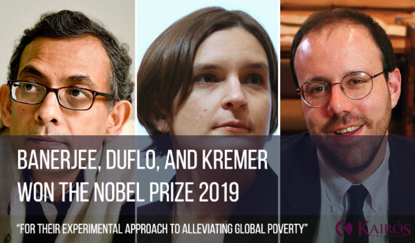 Banerjee, Duflo, and Kremer won the Nobel Prize 2019